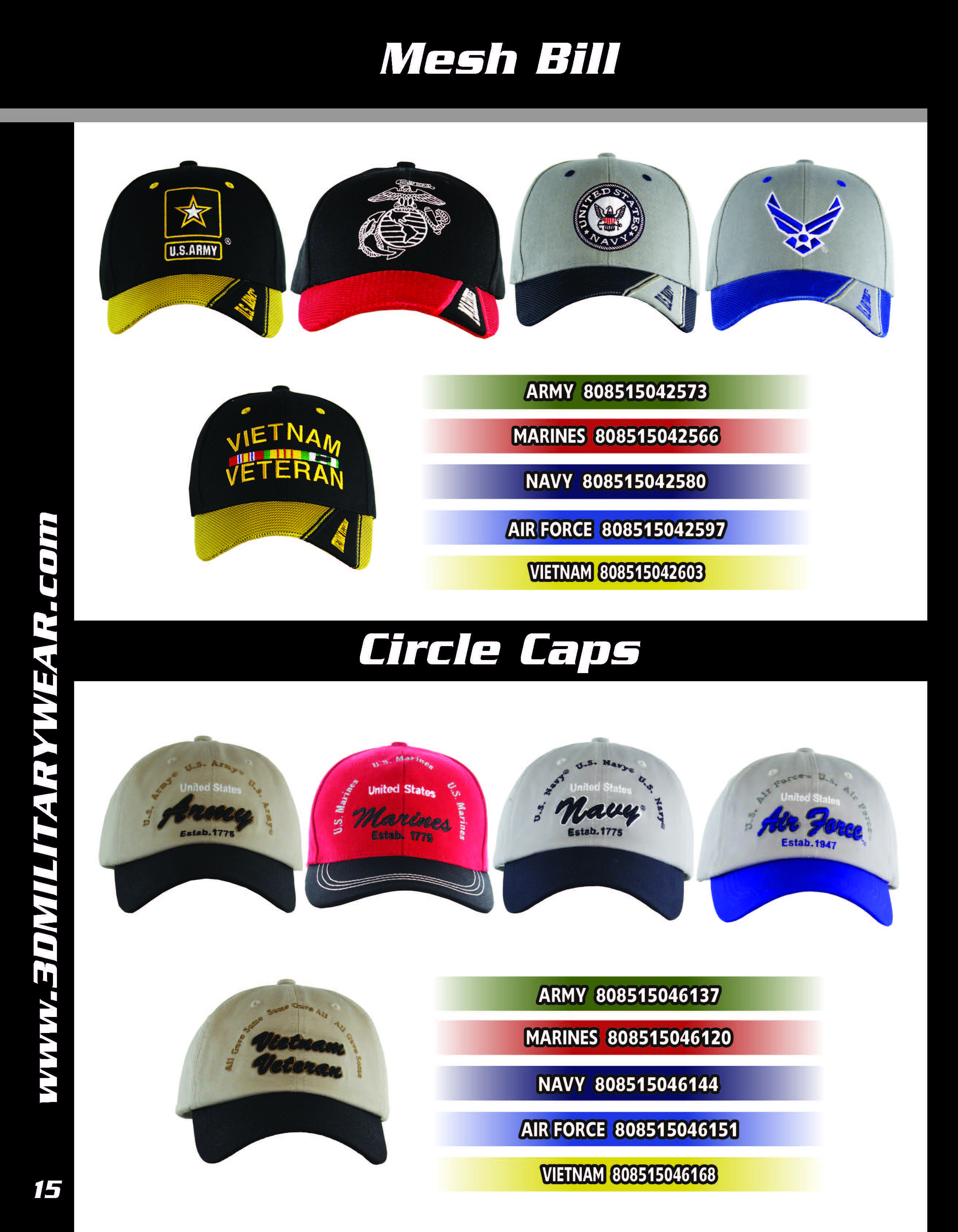 JWM Military Wear Catalog