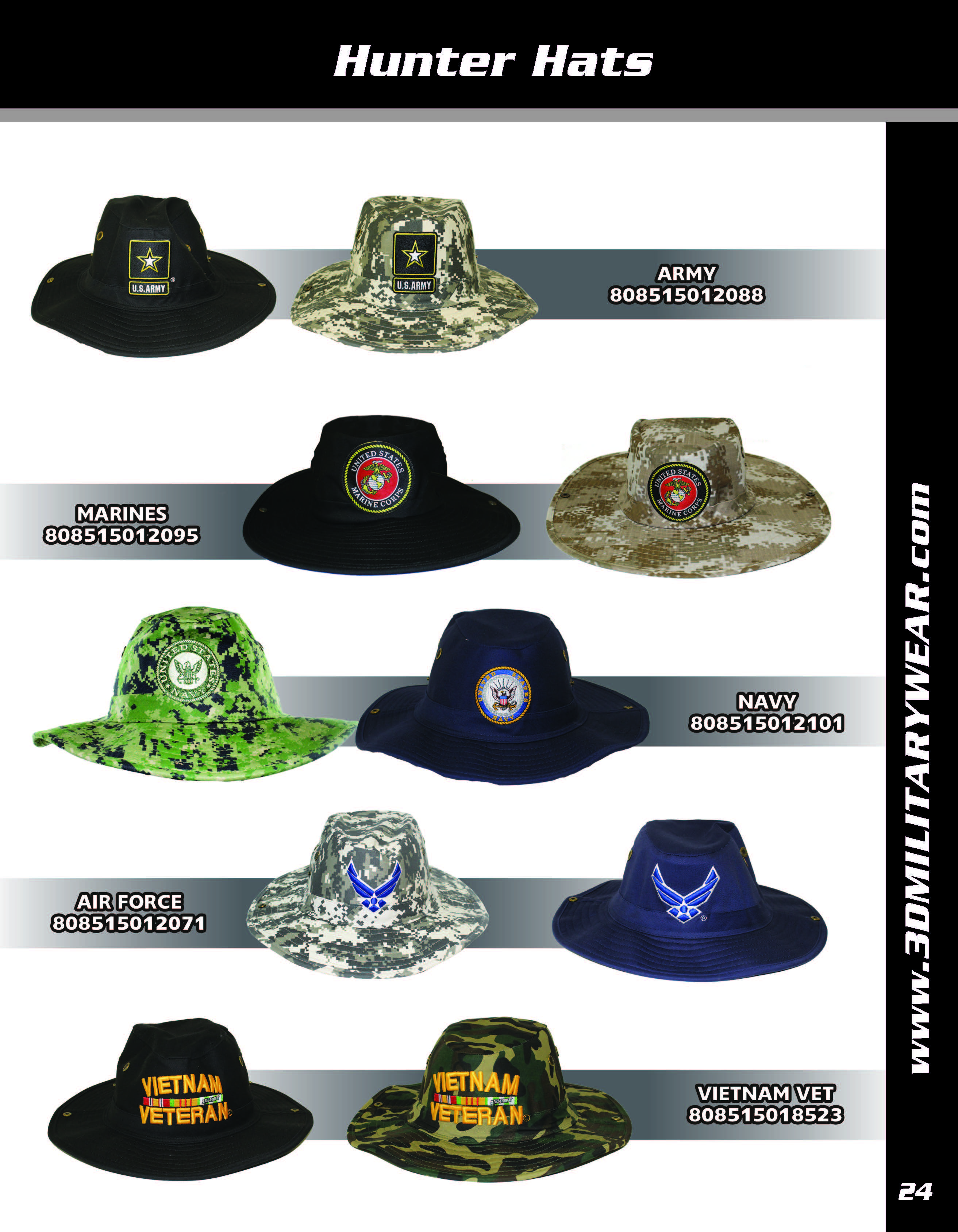 JWM Military Wear Catalog