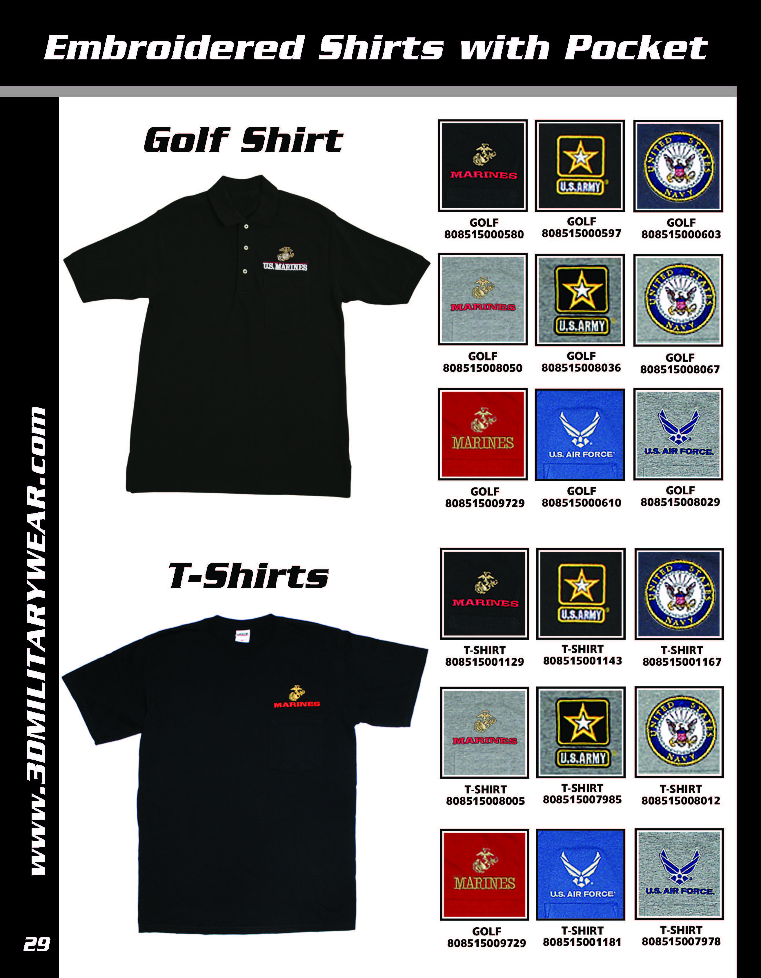 JWM Military Wear Catalog