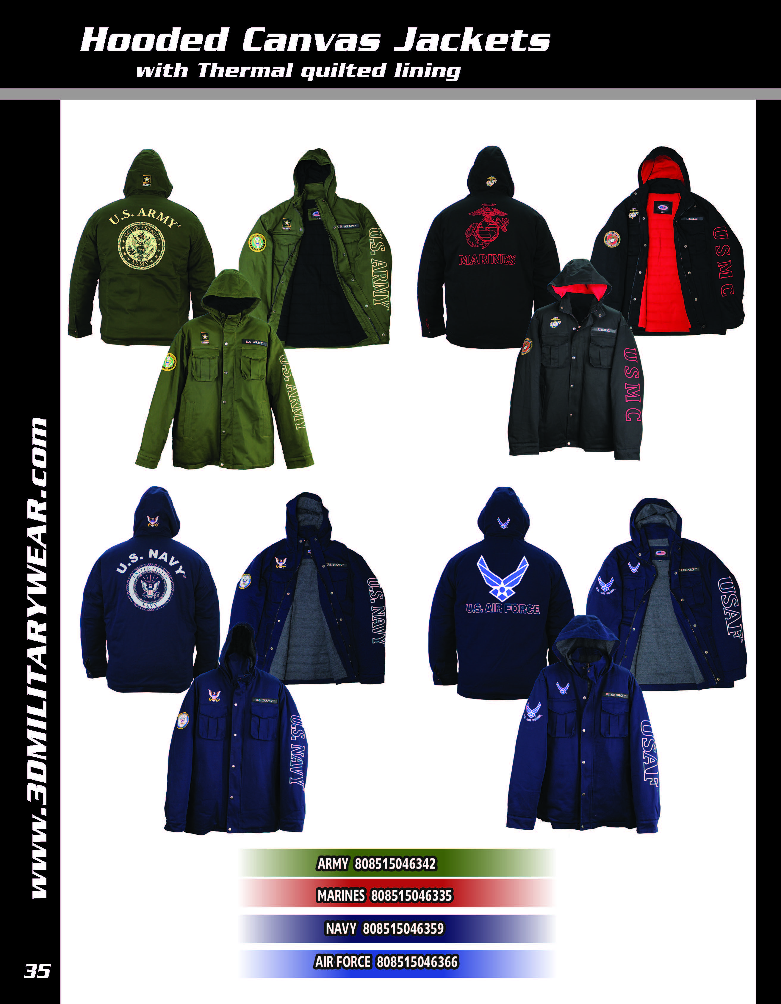 JWM Military Wear Catalog